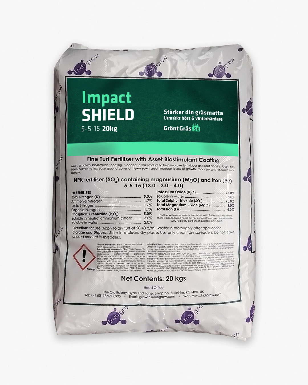 Impact SHIELD 5-5-15 / Stärker din gräsmatta – GröntGräs.se